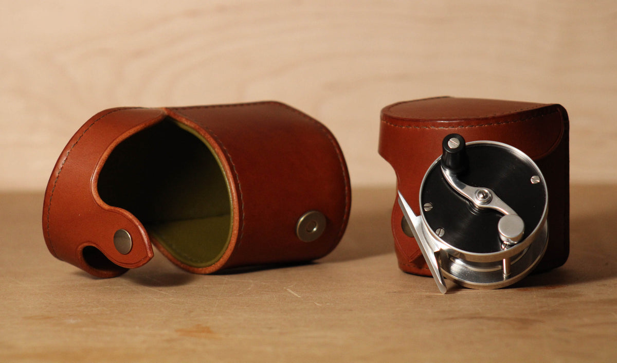 Custom Baby Hermann Reel Case – RW Leatherworks