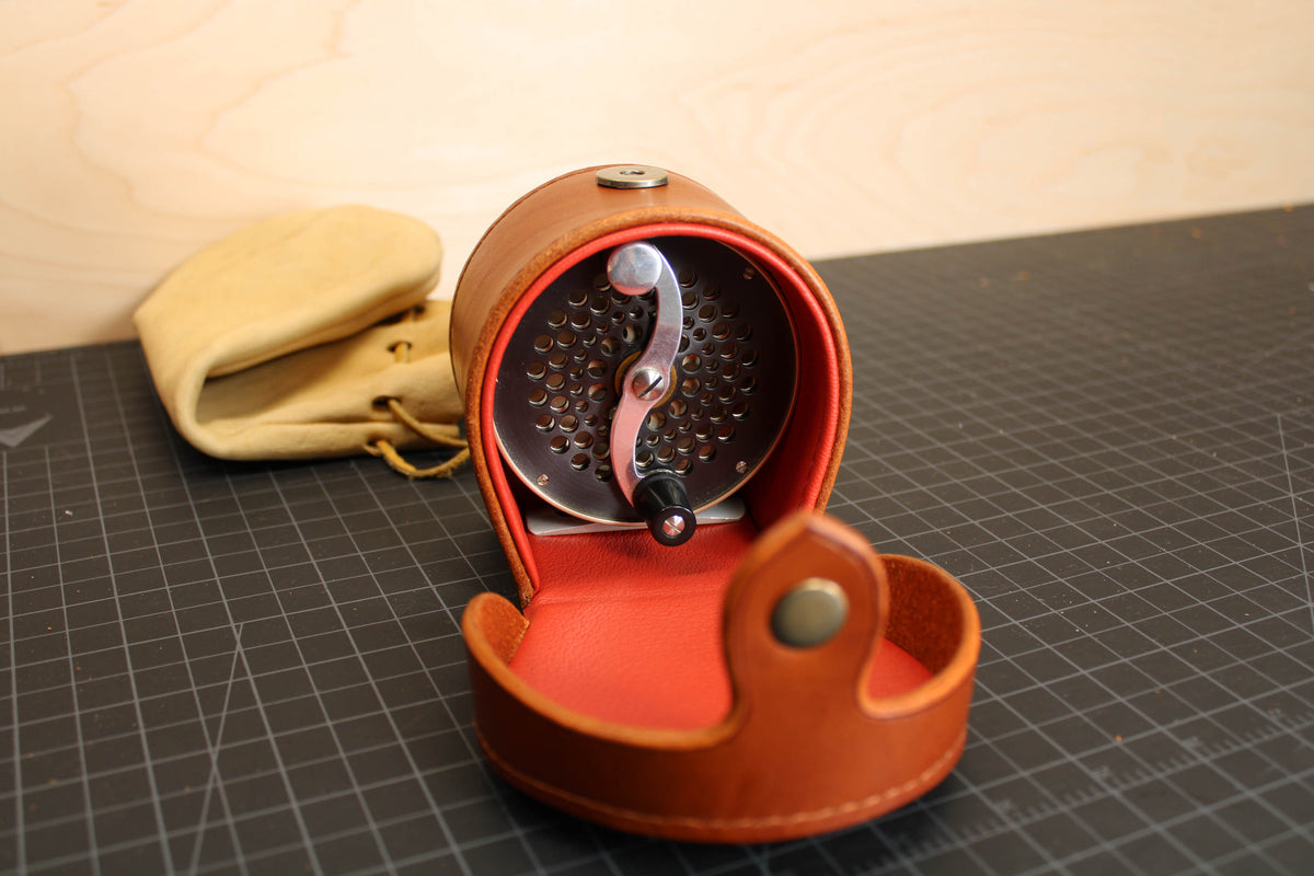 Custom Platform Leather Fly Reel Case – RW Leatherworks